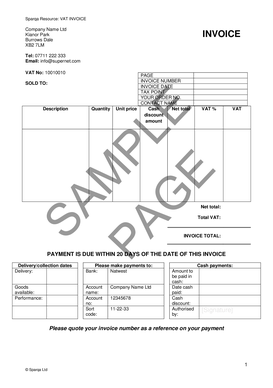 Is A VAT Invoice A Legal Requirement? - Sparqa Legal